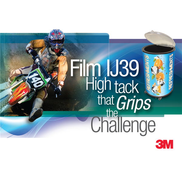 3M IJ39 High Tack Vinyl: Reliable Adhesive for Tough Surfaces