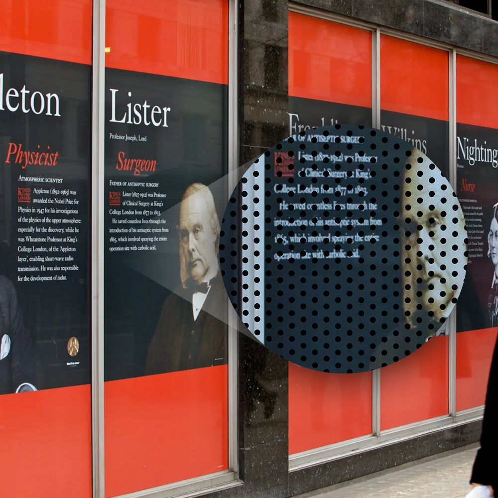 Perforated Vinyl 80/20 Campaign