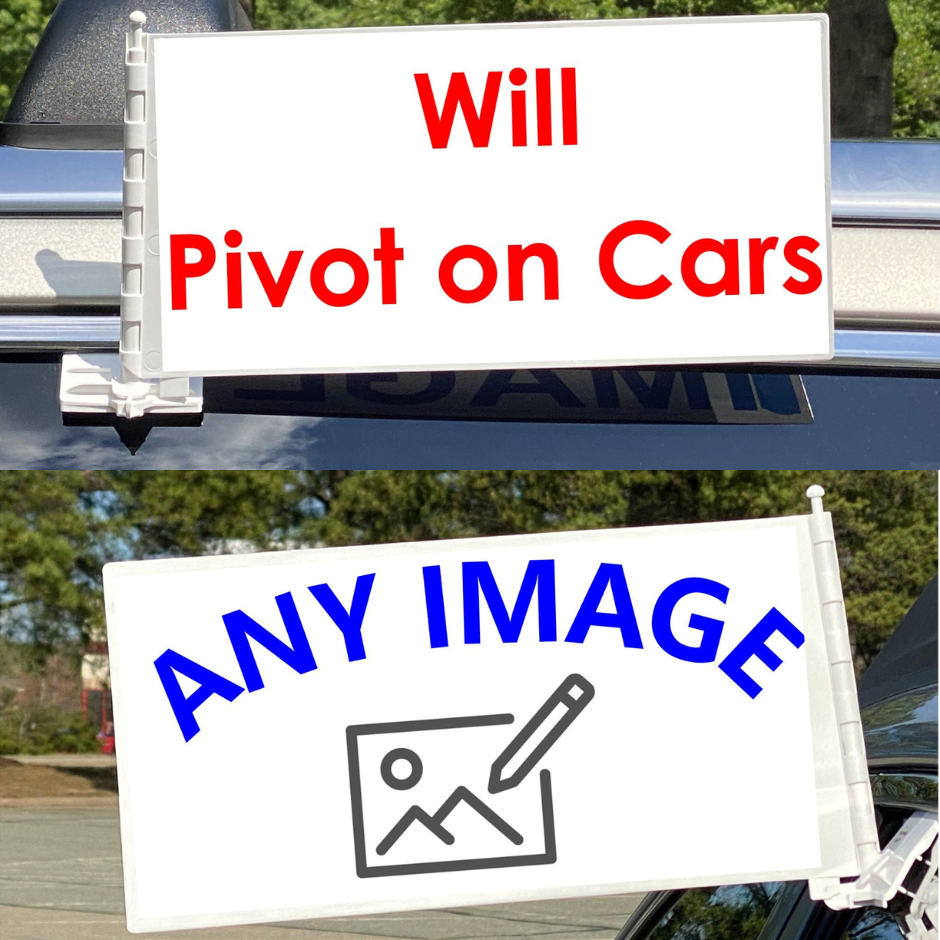 Pivoting Car Displays - Sign Ink, LLC